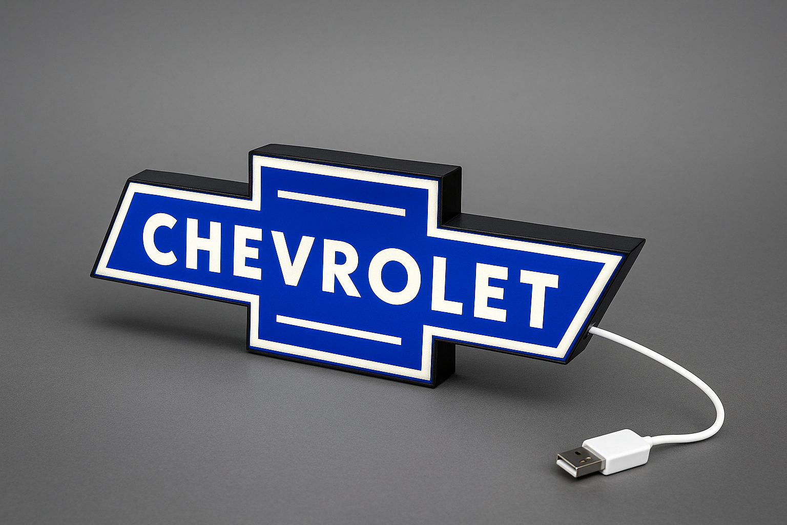Lighted Chevrolet Sign – 9" Wide – Chevy - Advertising - Collectible ...